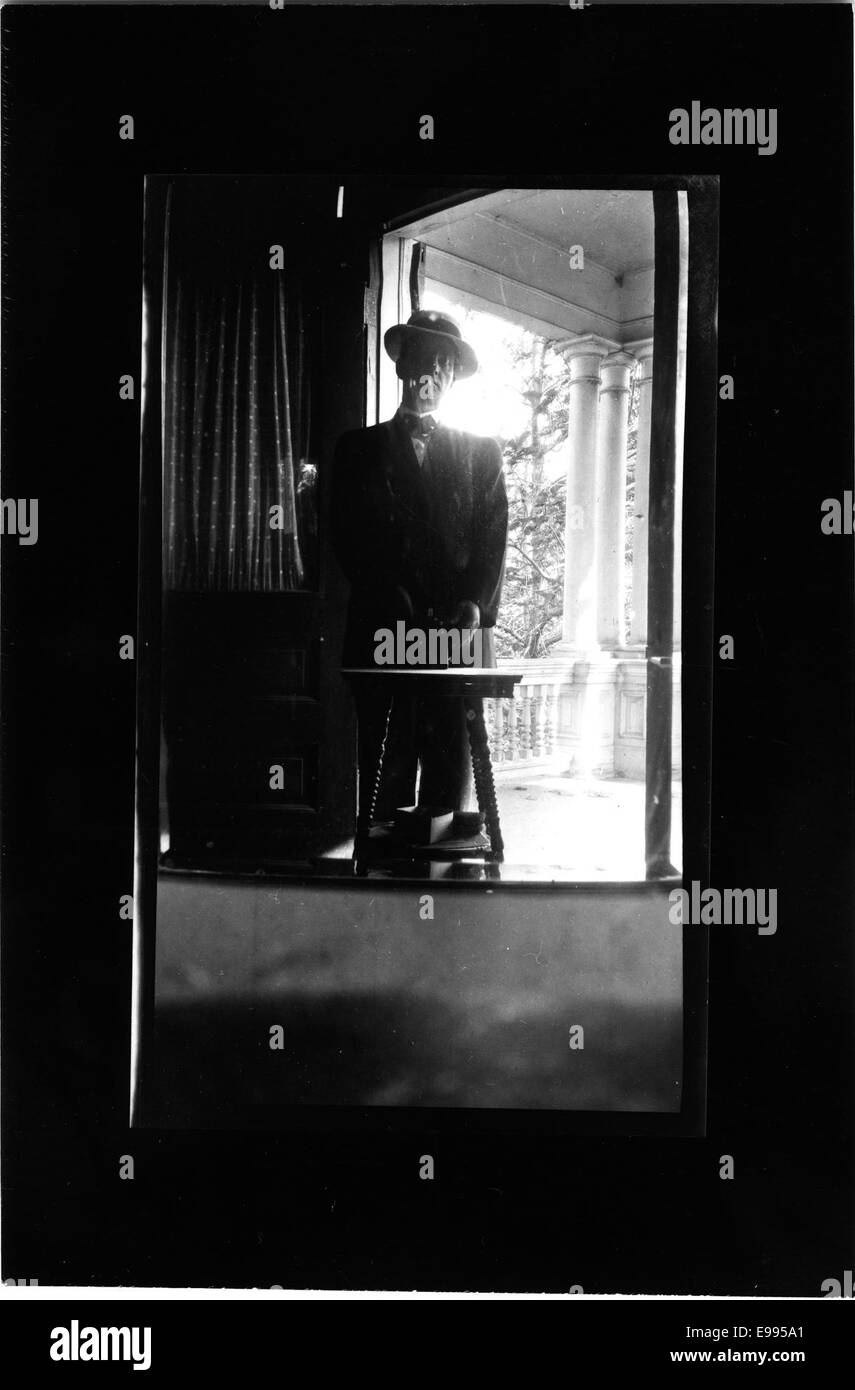Photograph showing a reflection captured in a Kodak camera model, with ...