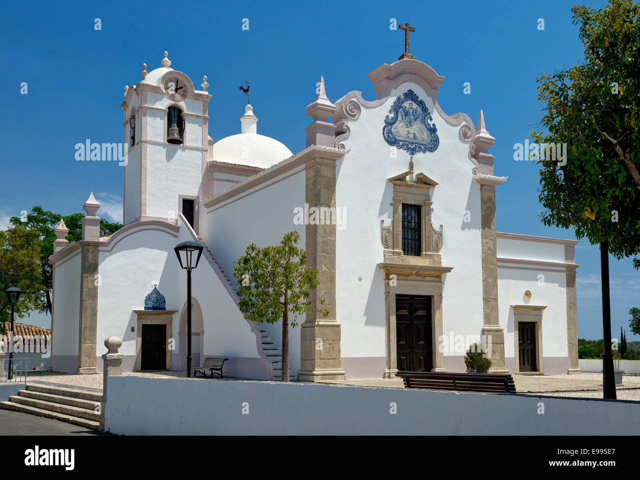 Portugal, the Algarve, The Igreja de São Lourenço church, Almancil ...