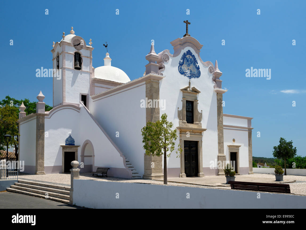 Portugal, the Algarve, The Igreja de São Lourenço church, Almancil ...