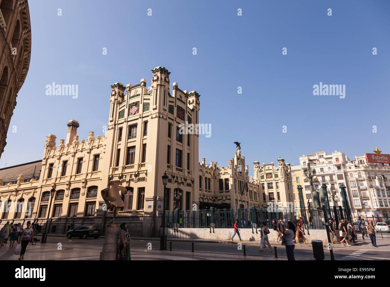The train station in Valencia, Spain Stock Photo - Alamy