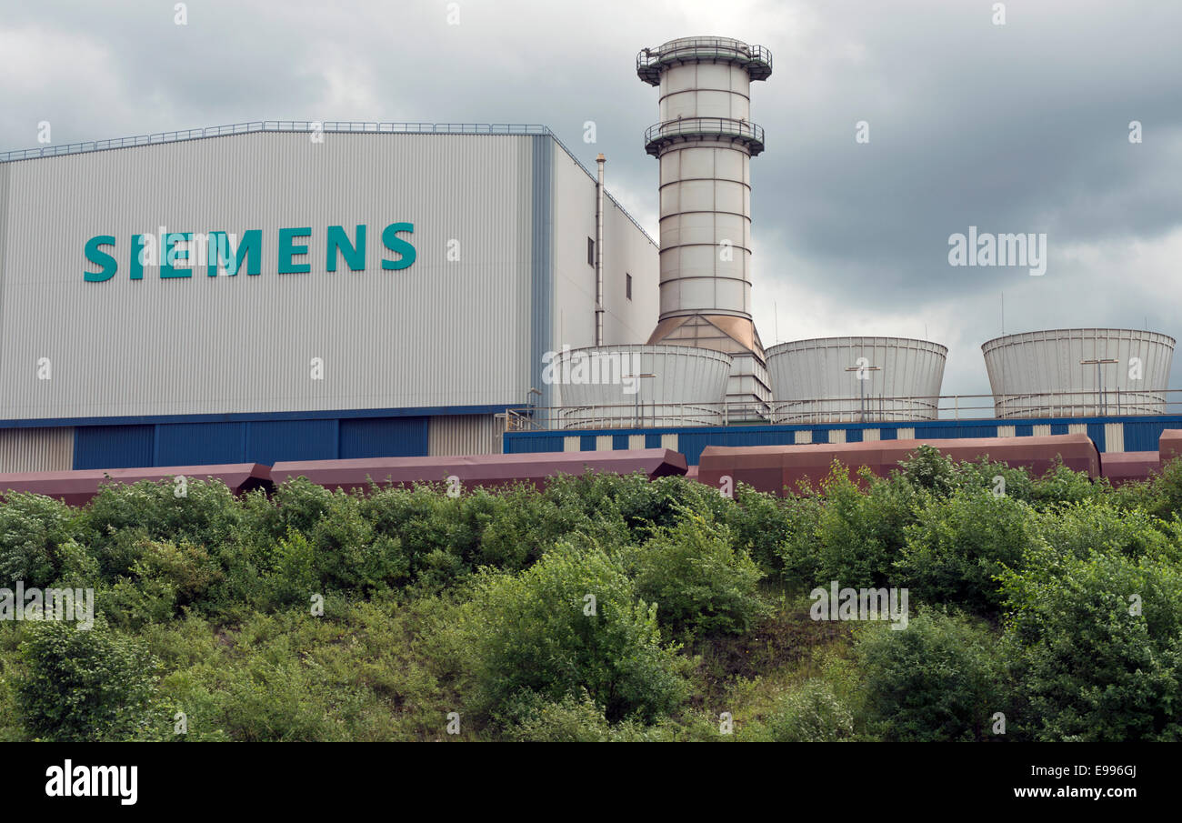 Siemens power plant Stock Photo - Alamy