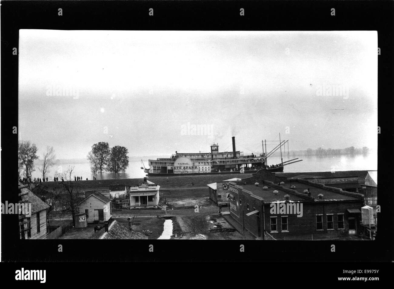 Photograph showing a view of Kate Adams from the Court House. The image ...