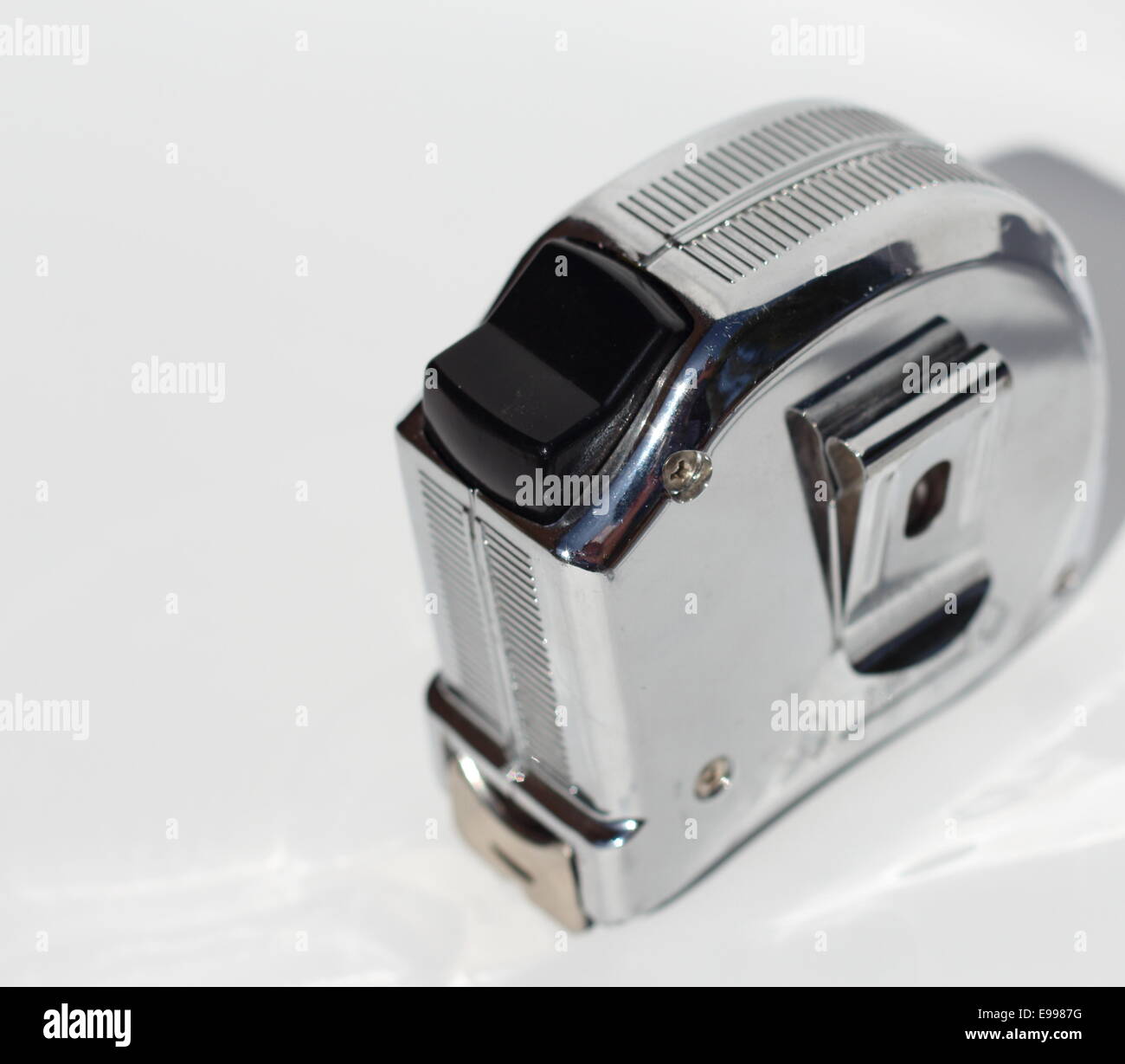 Silver measuring tape hi-res stock photography and images - Alamy