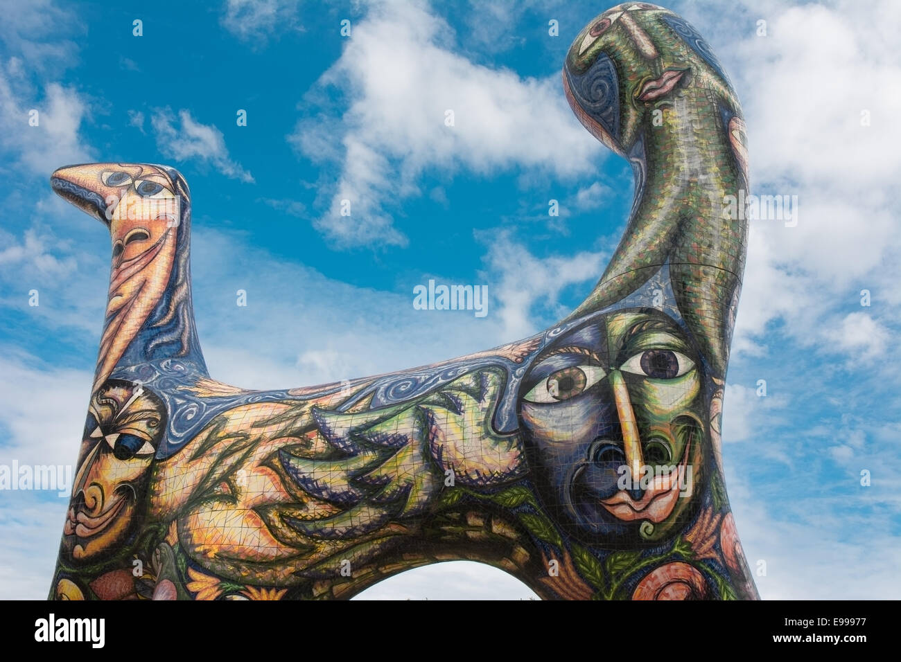 Angel sculpture deborah halpern birrarung hi-res stock photography and ...