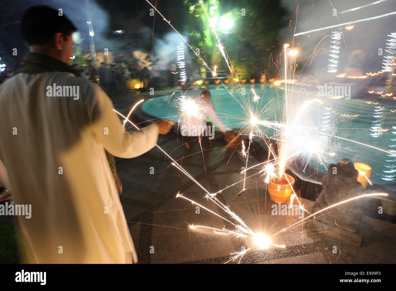 Central Jakarta, Jakarta, Indonesia. 23rd Oct, 2014. Deepawali, the ...
