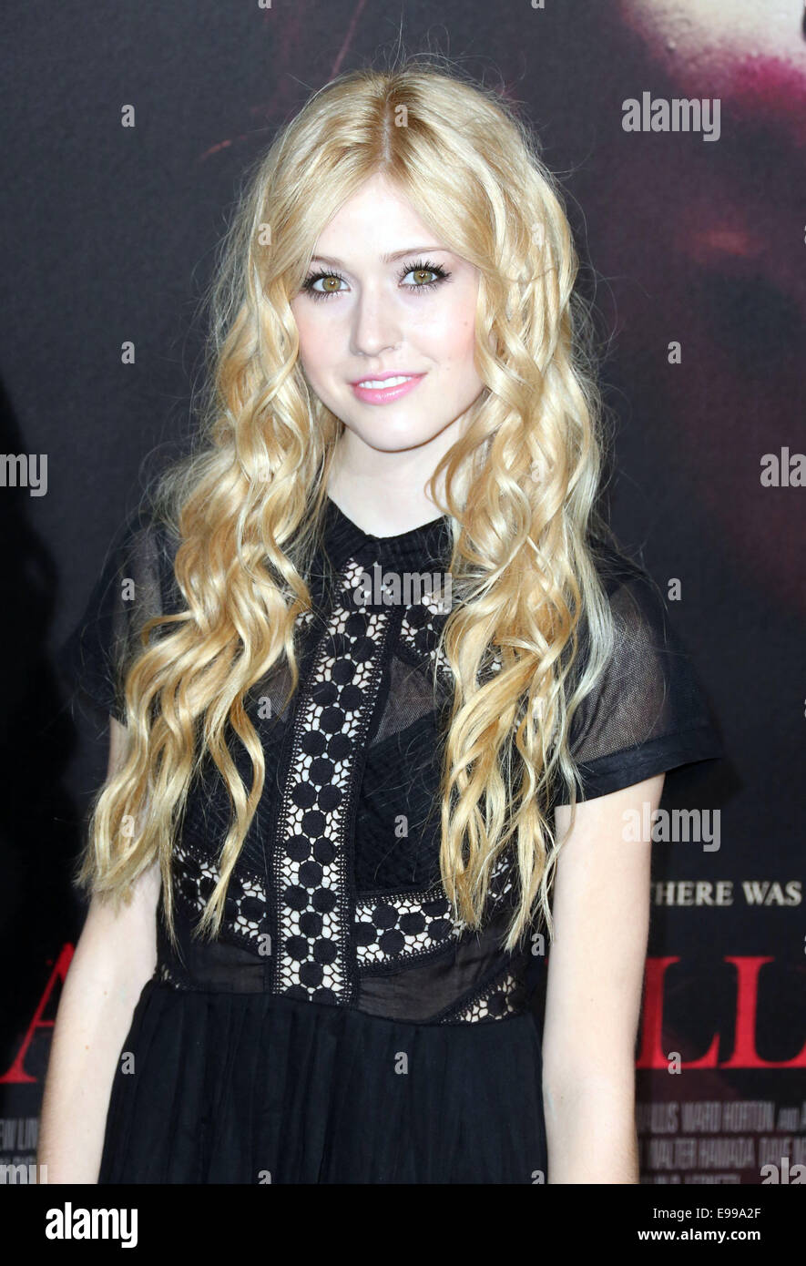 Hollywood, CA, USA. Katherine McNamara at the 'Annabelle' Los Angeles ...