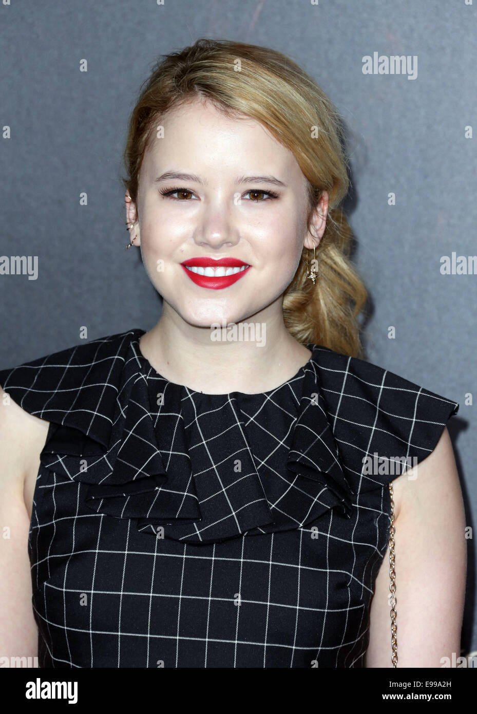 Hollywood, CA, USA. Taylor Spreitler at the 'Annabelle' Los Angeles ...