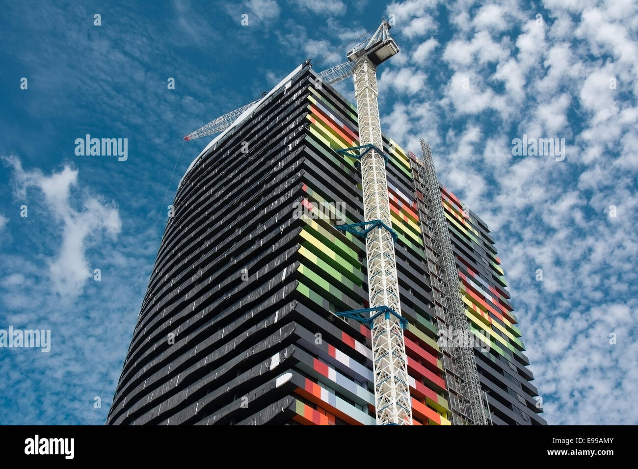 Swanston Square Tower Under Construction Stock Photo - Alamy