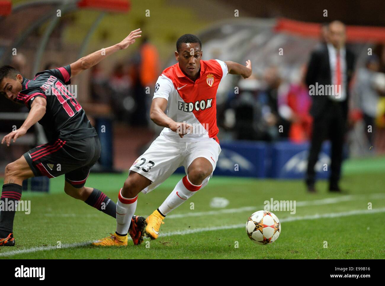 Monaco. 22nd Oct, 2014. UEFA Champions League football. AS Monaco ...