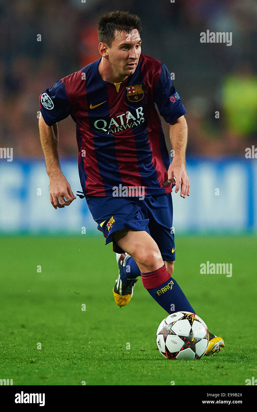 Camp Nou, Barcelona, Spain. 21st Oct, 2014. Lionel Messi (FC Barcelona ...