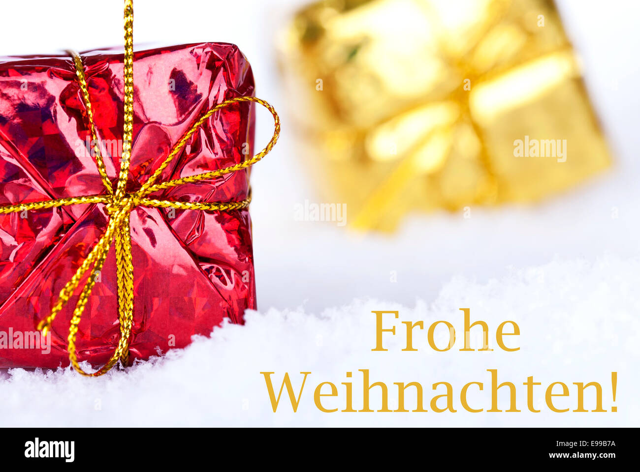 The German Christmas Greetings Frohe Weihnachten, which means Merry ...