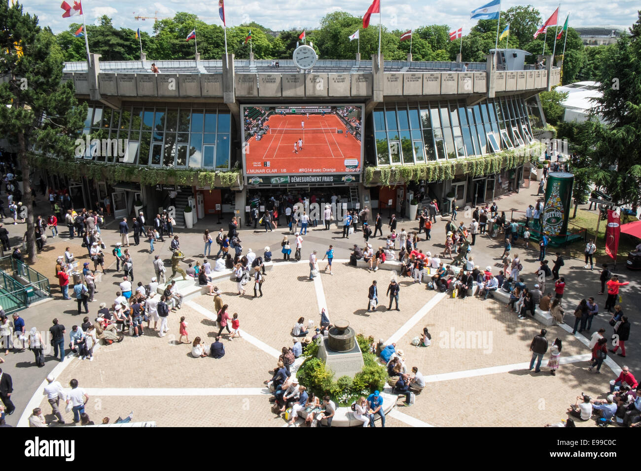 Grounds of Roland Garros, tennis,tournament,French Open,Paris,France ...