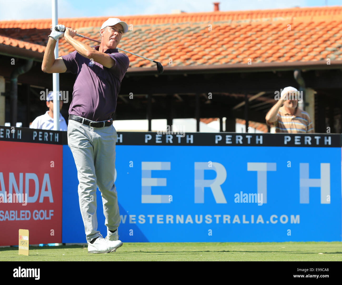 Perth, Western Australia. 22nd Oct, 2014. RICHARD GREEN in action from ...
