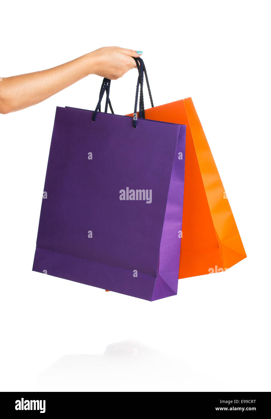 Woman in paper bag Cut Out Stock Images & Pictures - Alamy