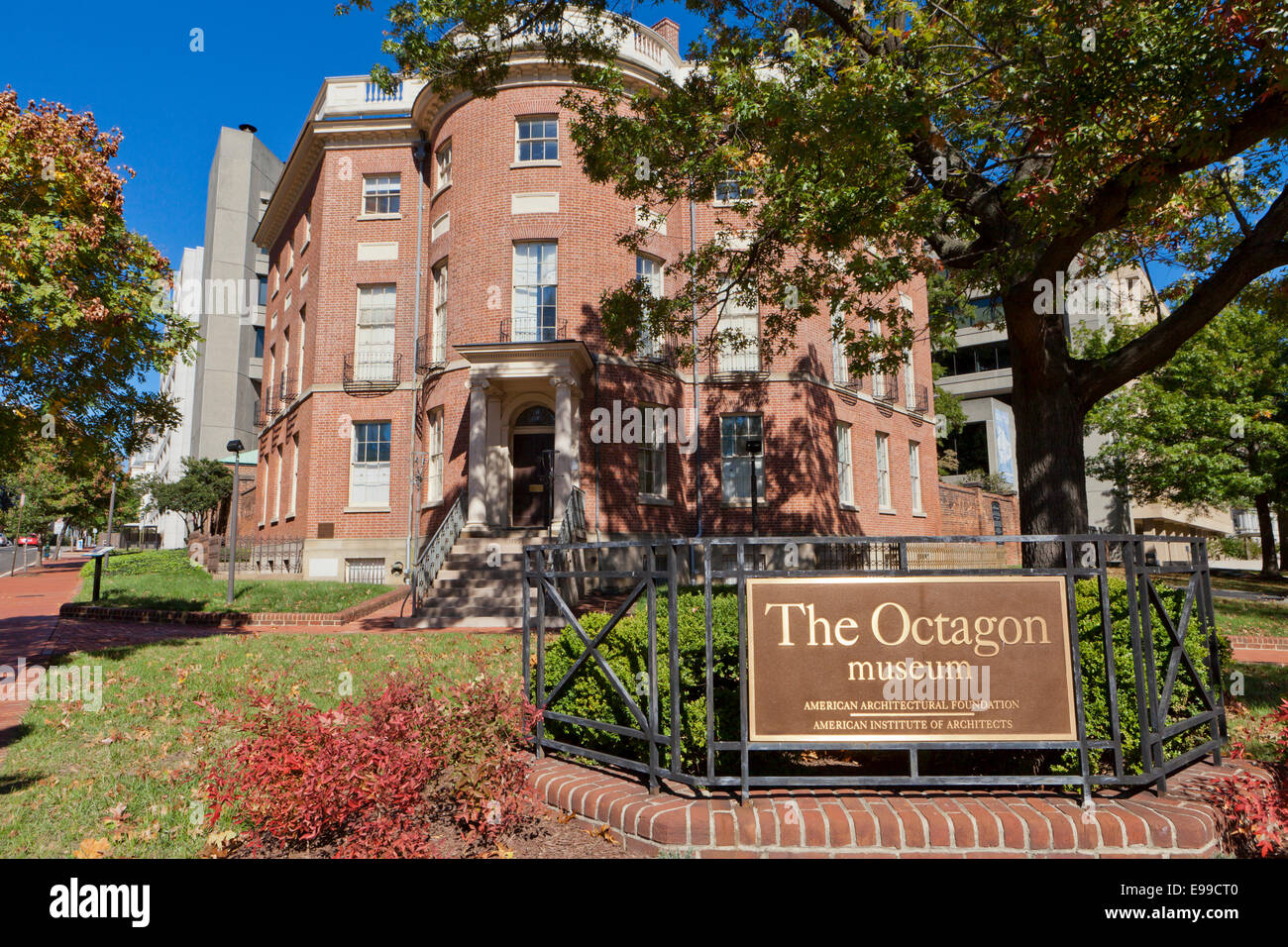The Octagon House - Washington, DC USA Stock Photo - Alamy