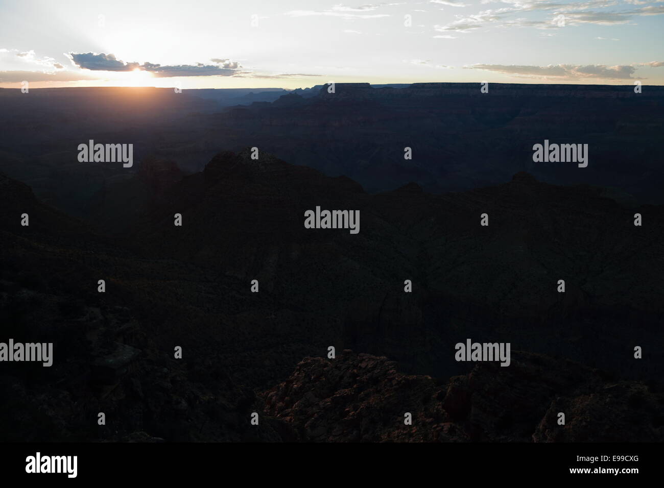 Grand canyon sunset hi-res stock photography and images - Alamy
