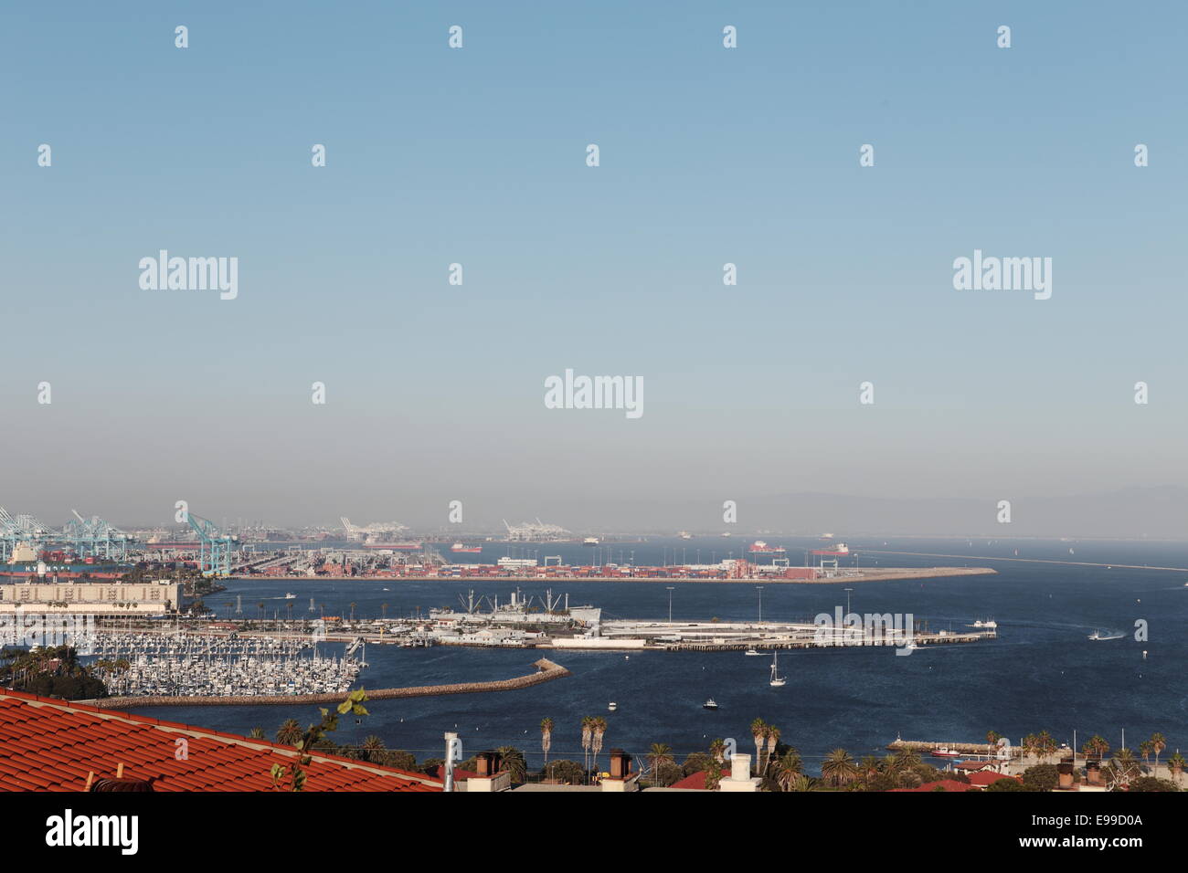 Terminal Island harbour, Los Angeles Stock Photo - Alamy