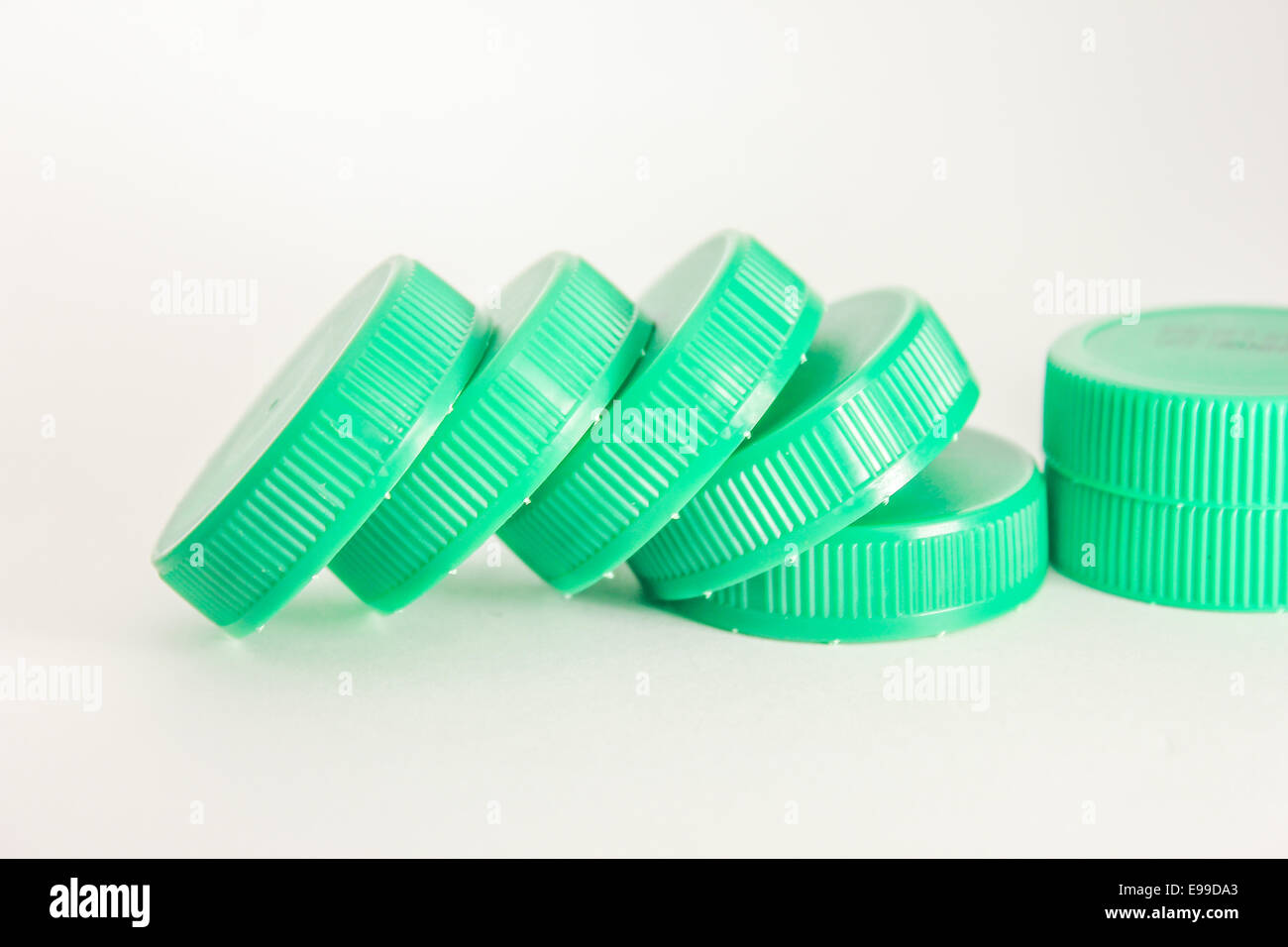 Stock Photo - Colorful plastic caps isolated in white Stock Photo - Alamy