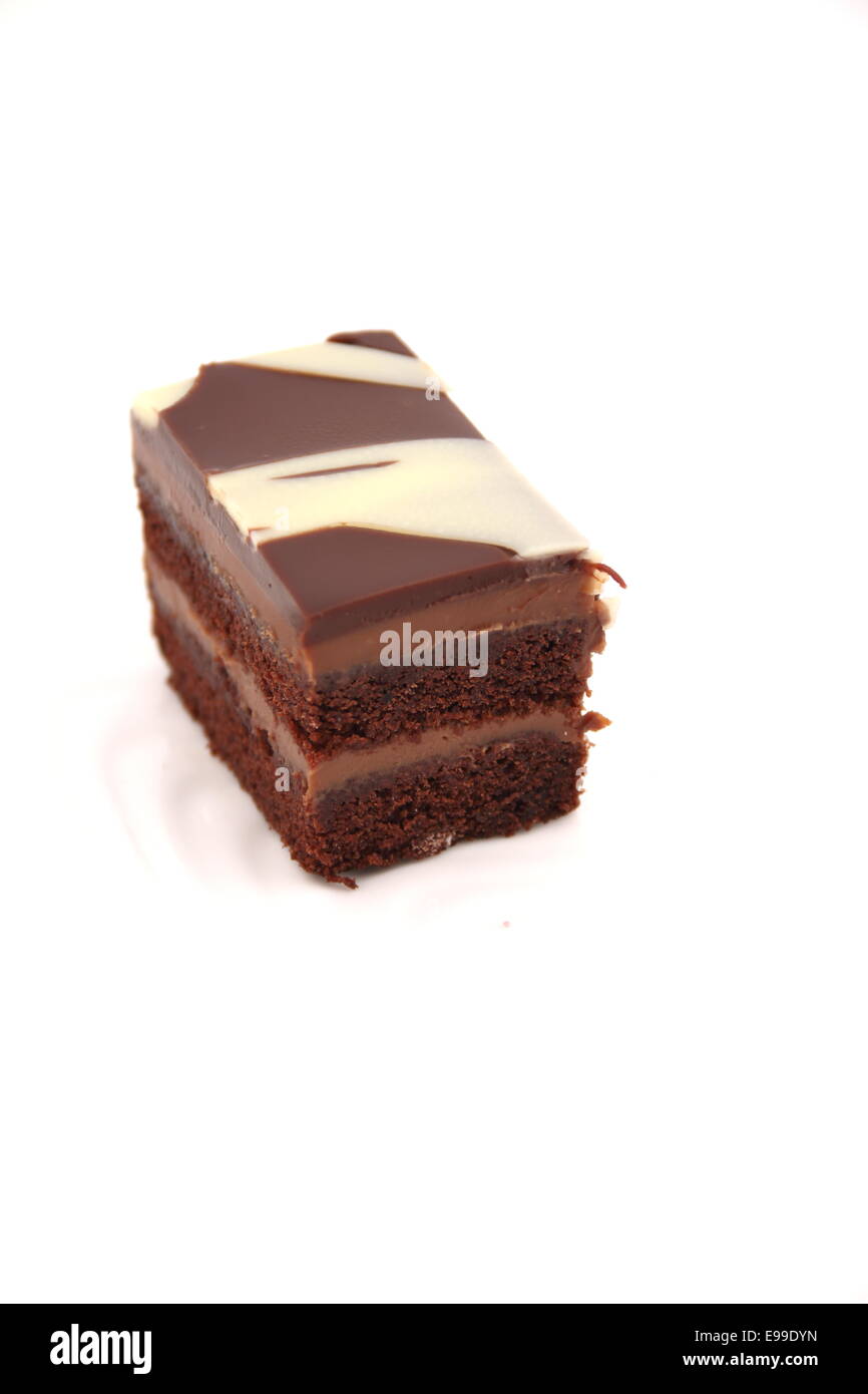 Layered cake slice Cut Out Stock Images & Pictures - Alamy
