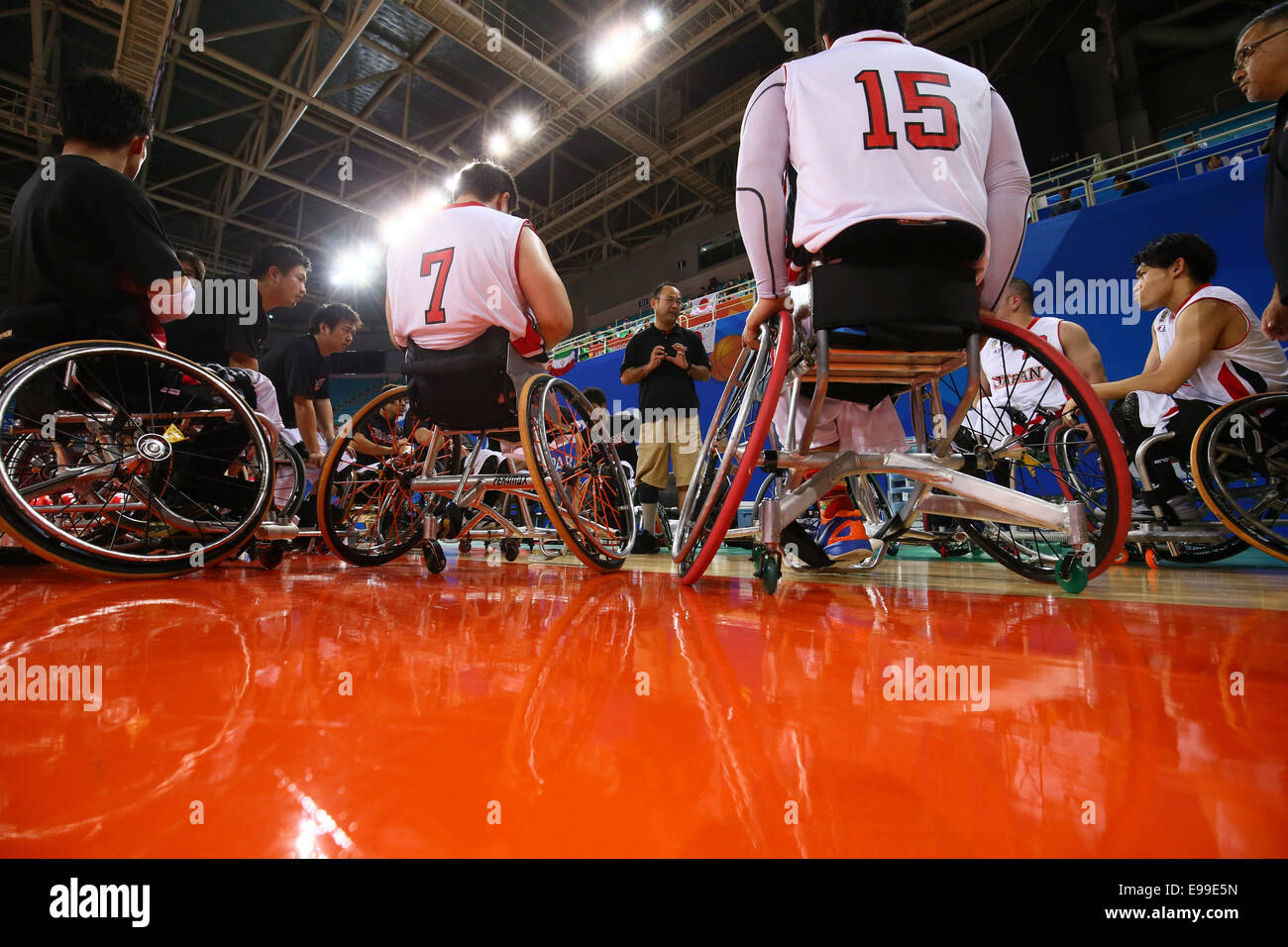 Incheon, South Korea. 22nd Oct, 2014. Japan team group Wheelchair ...