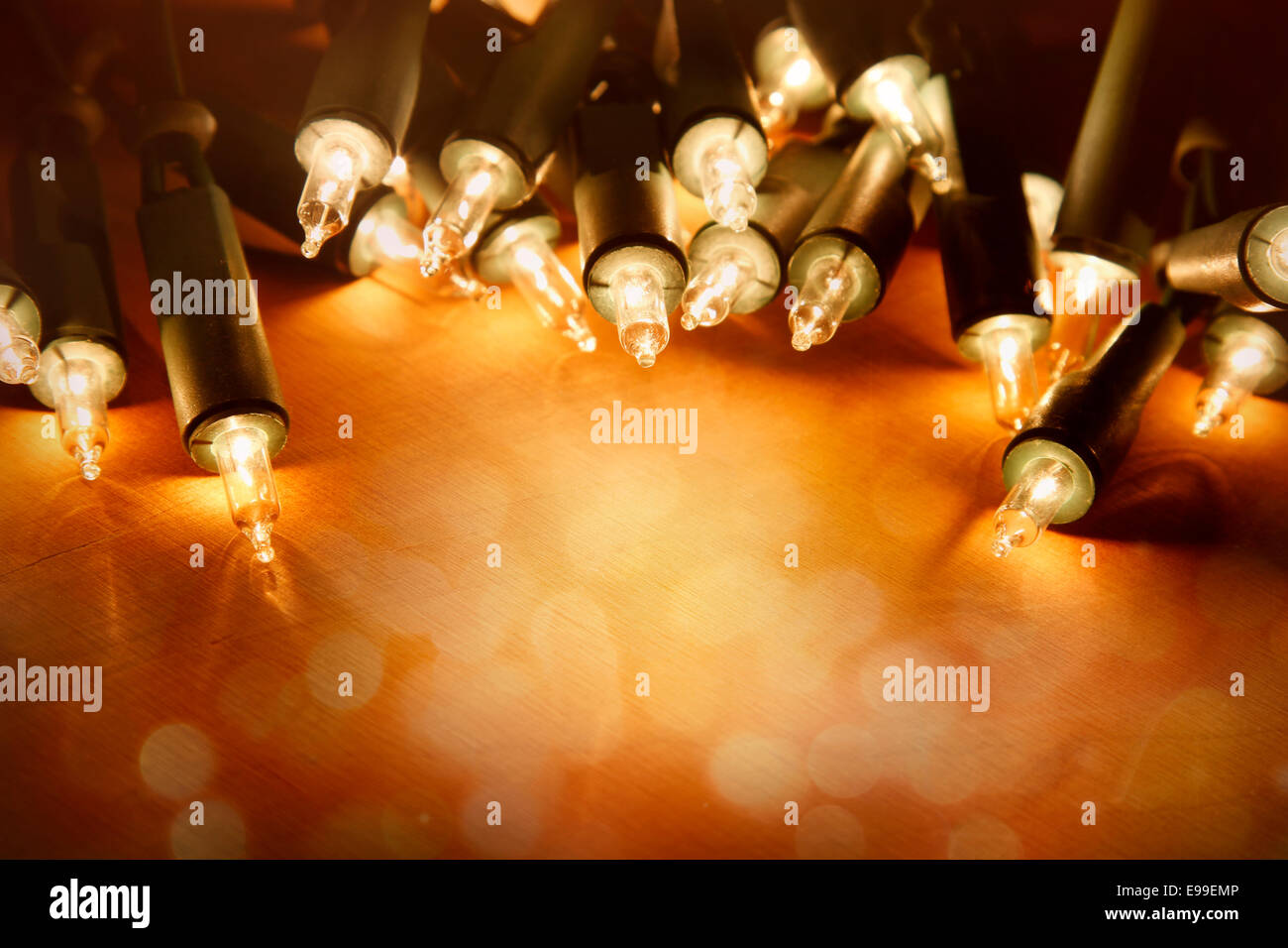 Glowing string lights hi-res stock photography and images - Alamy