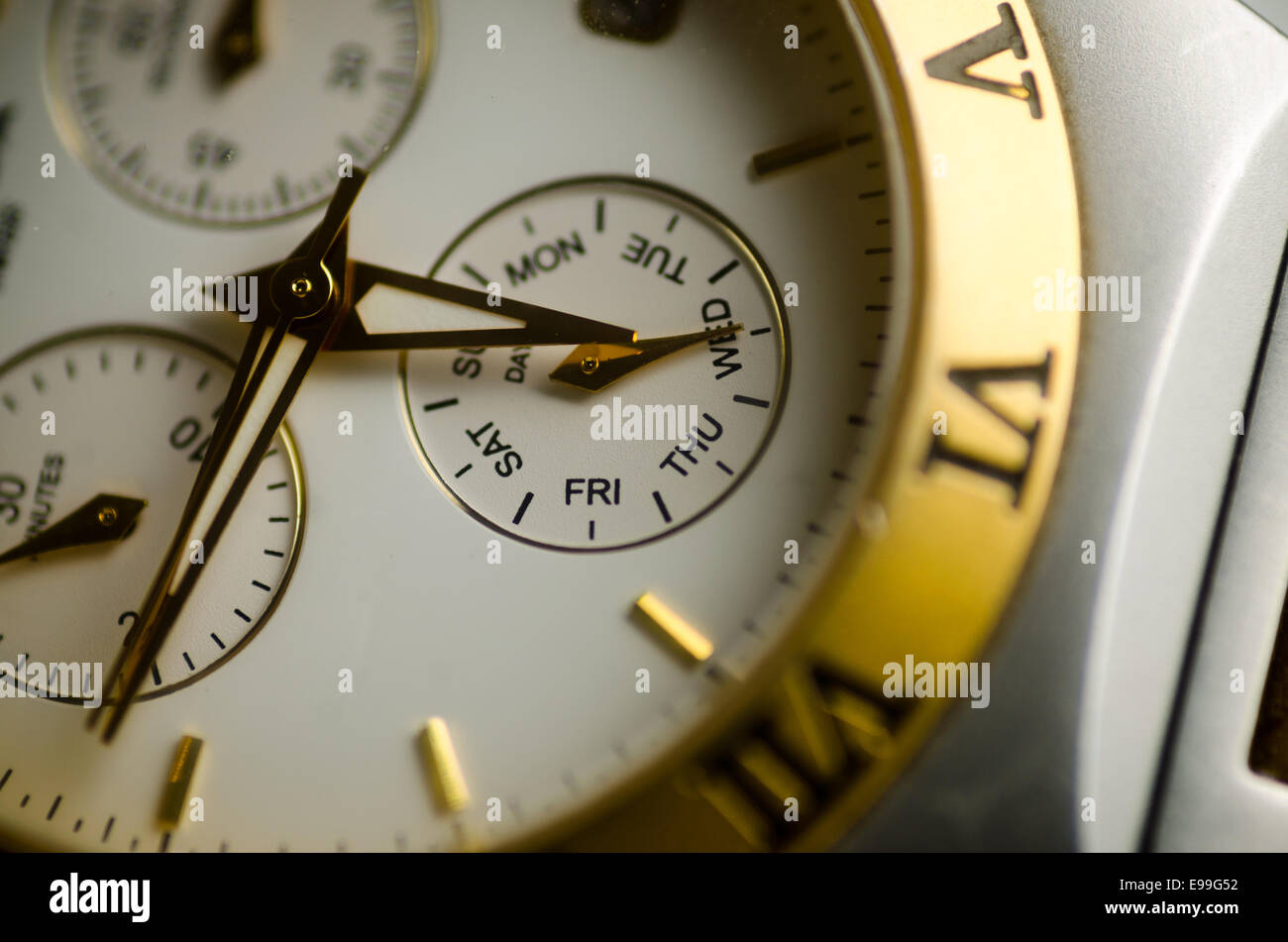 Analog clock watch timepiece time piece hi-res stock photography and ...