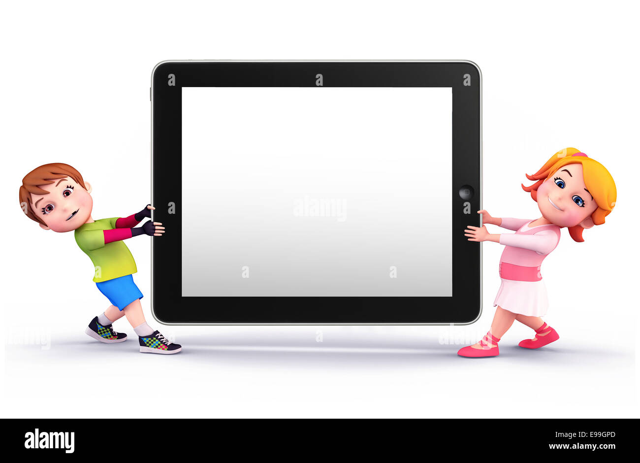 Kids learning tab hi-res stock photography and images - Alamy