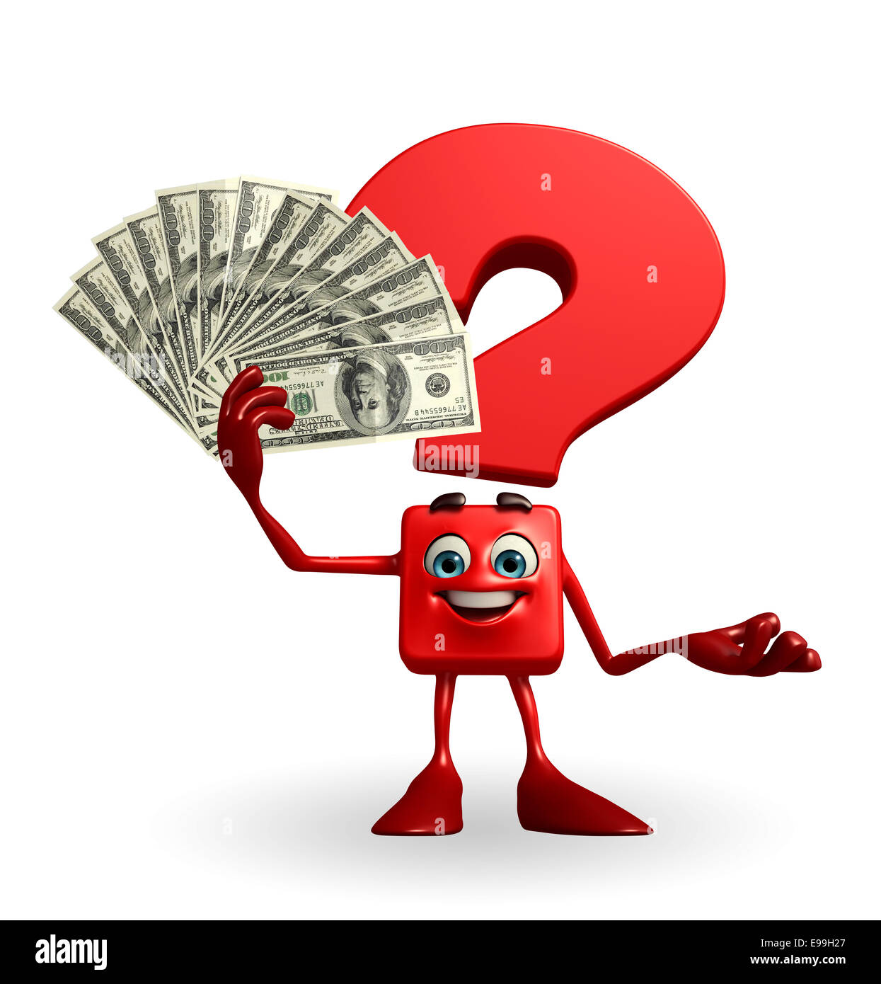 Question mark money Cut Out Stock Images & Pictures - Alamy