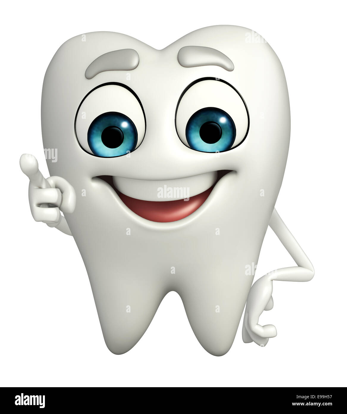 Pointing to tooth Cut Out Stock Images & Pictures - Alamy