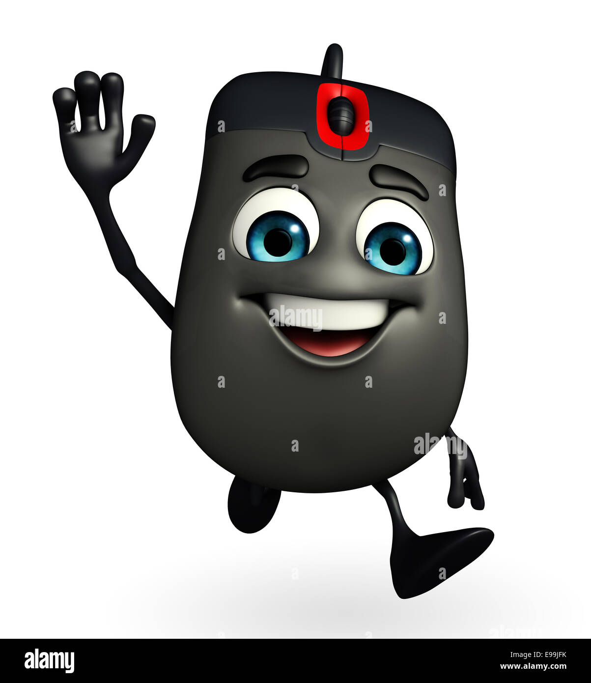 Running computer cartoon character hi-res stock photography and images ...