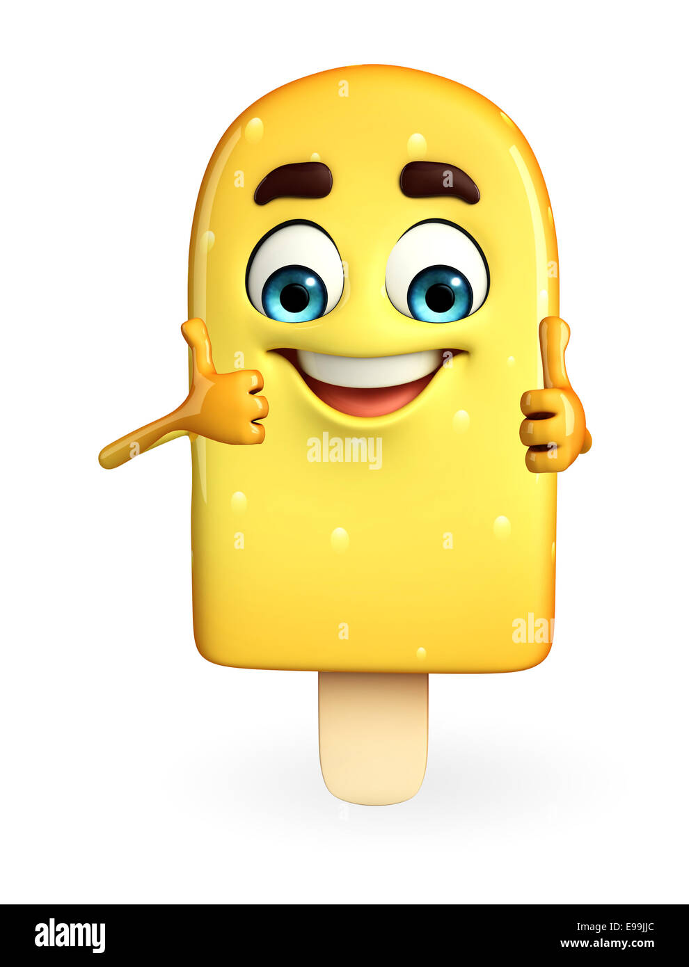 Cartoon Character of Candy with thumbs up pose Stock Photo - Alamy