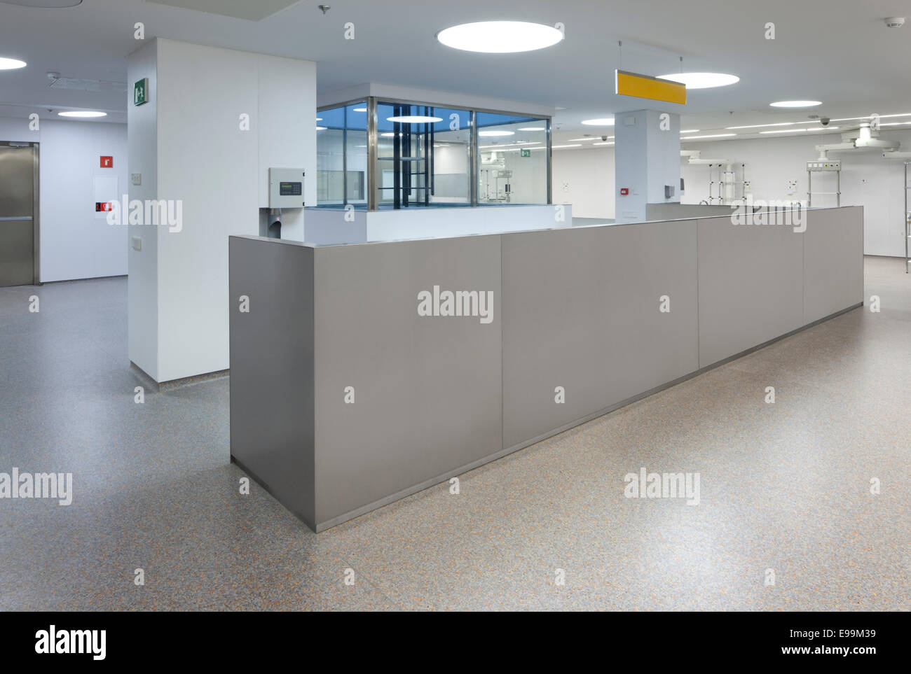 Detail of a hall inside a hospital emergency room Stock Photo - Alamy