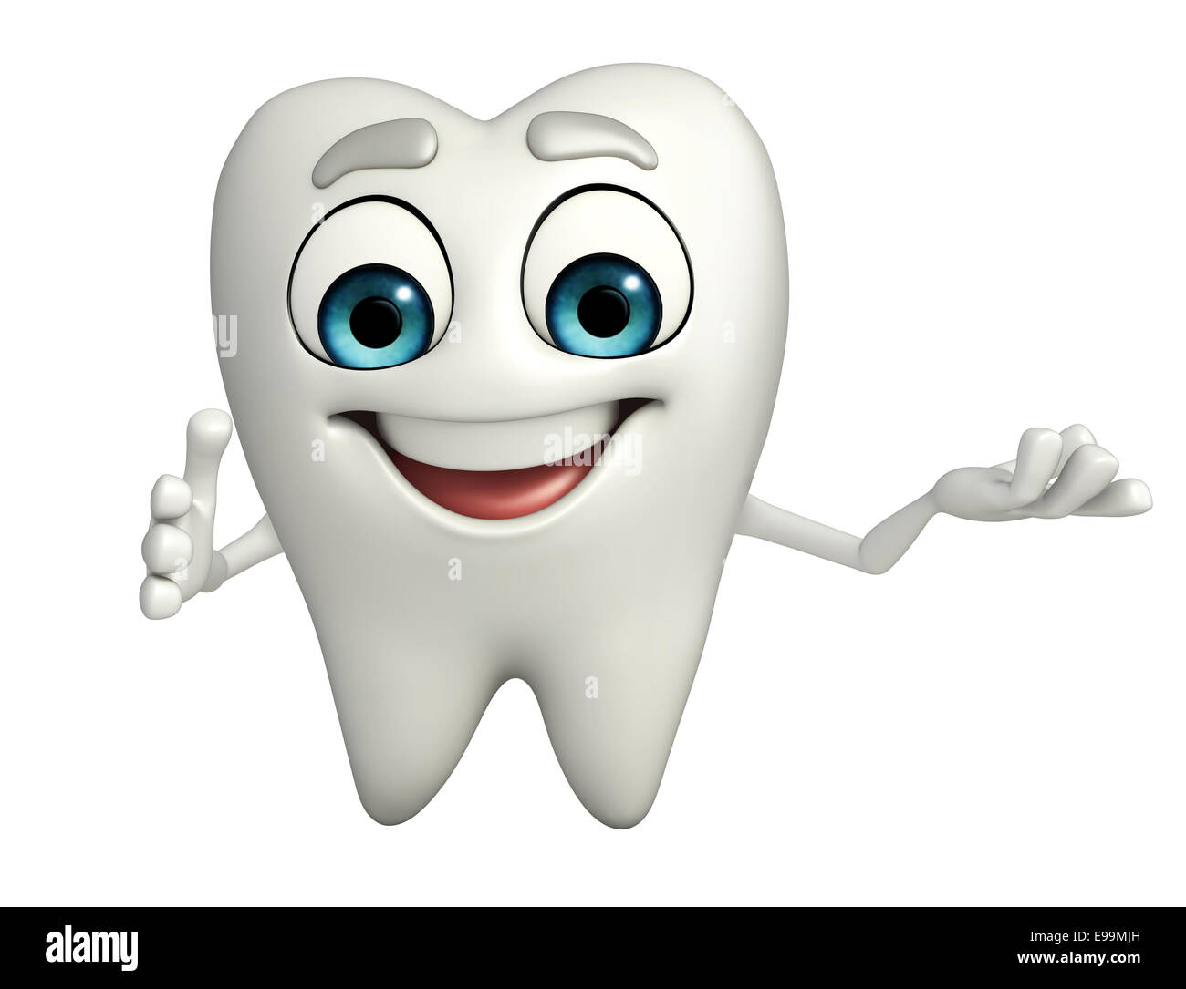 Cartoon character teeth hello pose hi-res stock photography and images ...