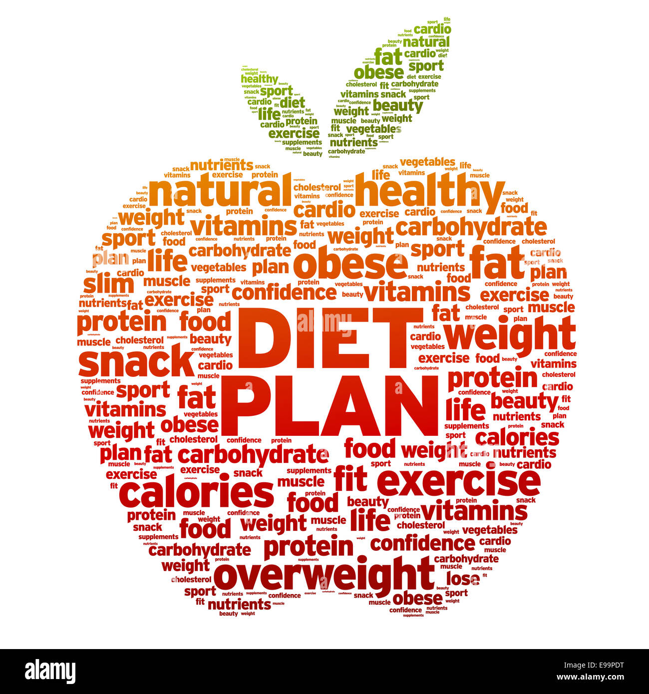 Diet plan Cut Out Stock Images & Pictures - Alamy