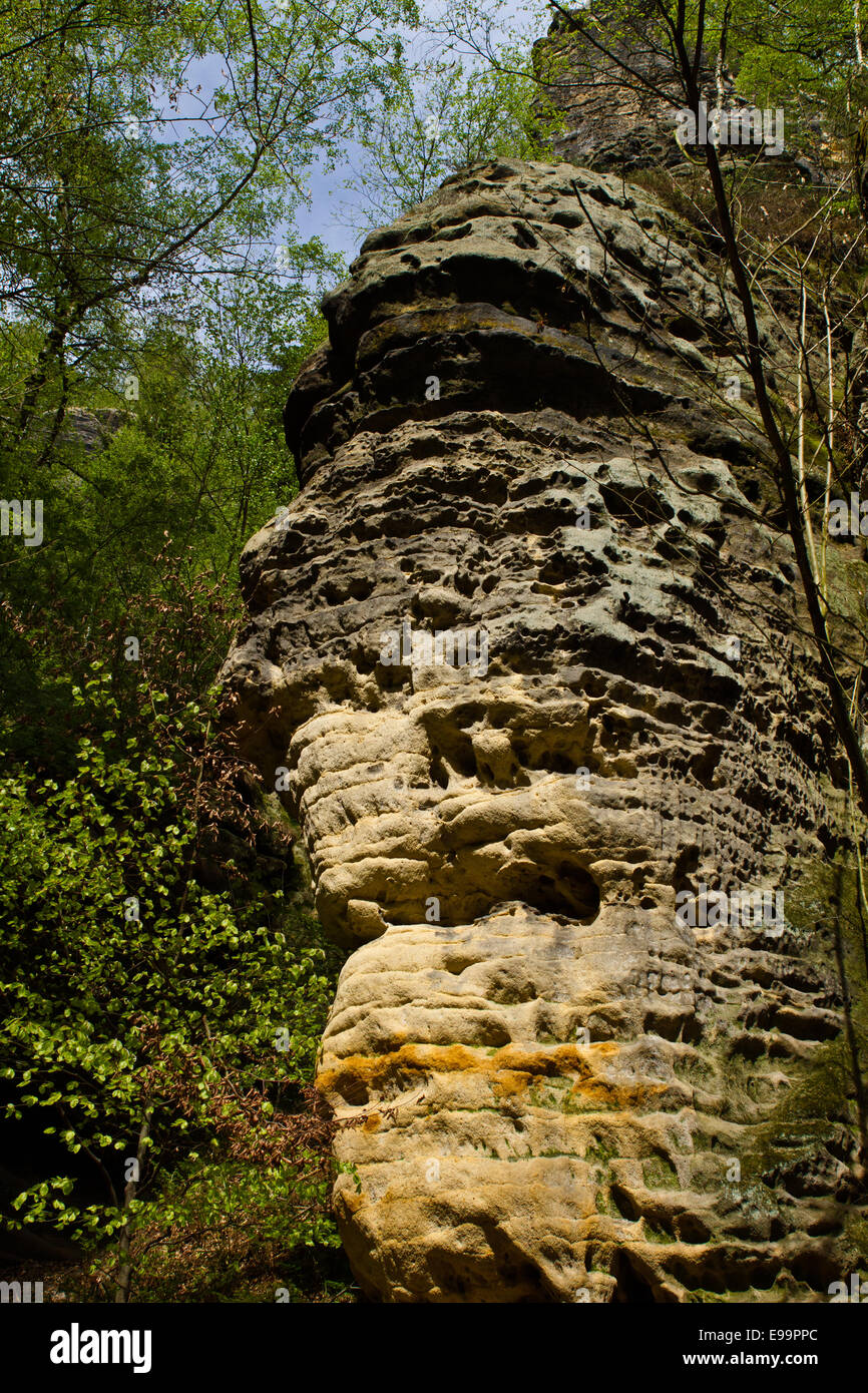 Elbsandsteingebirge böhmische schweiz hi-res stock photography and ...