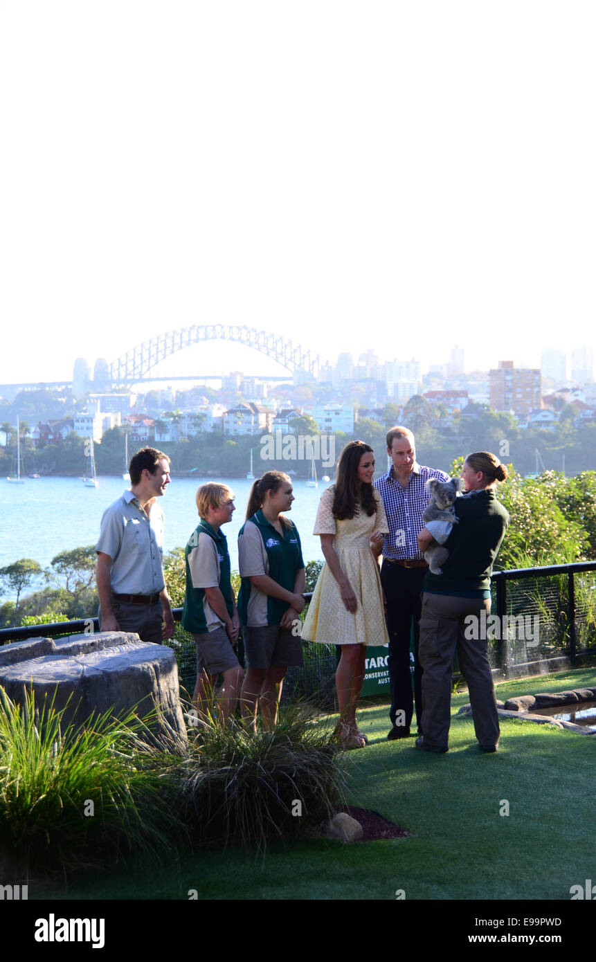 Prince William and Catherine, Duchess of Cambridge visit Taronga Zoo in ...