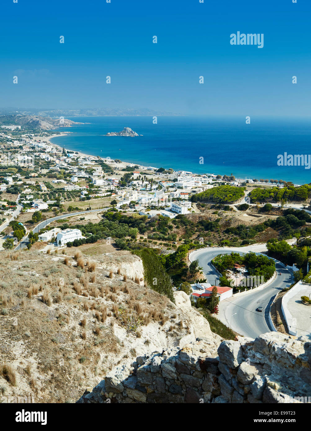 View of Kastri Island, Kos, Greek Islands Stock Photo - Alamy
