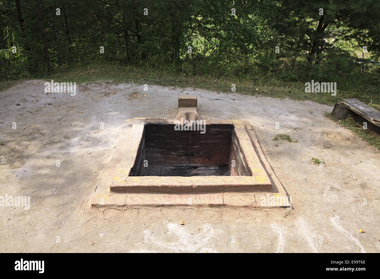 Altar of Babaji in Omkar Stock Photo - Alamy