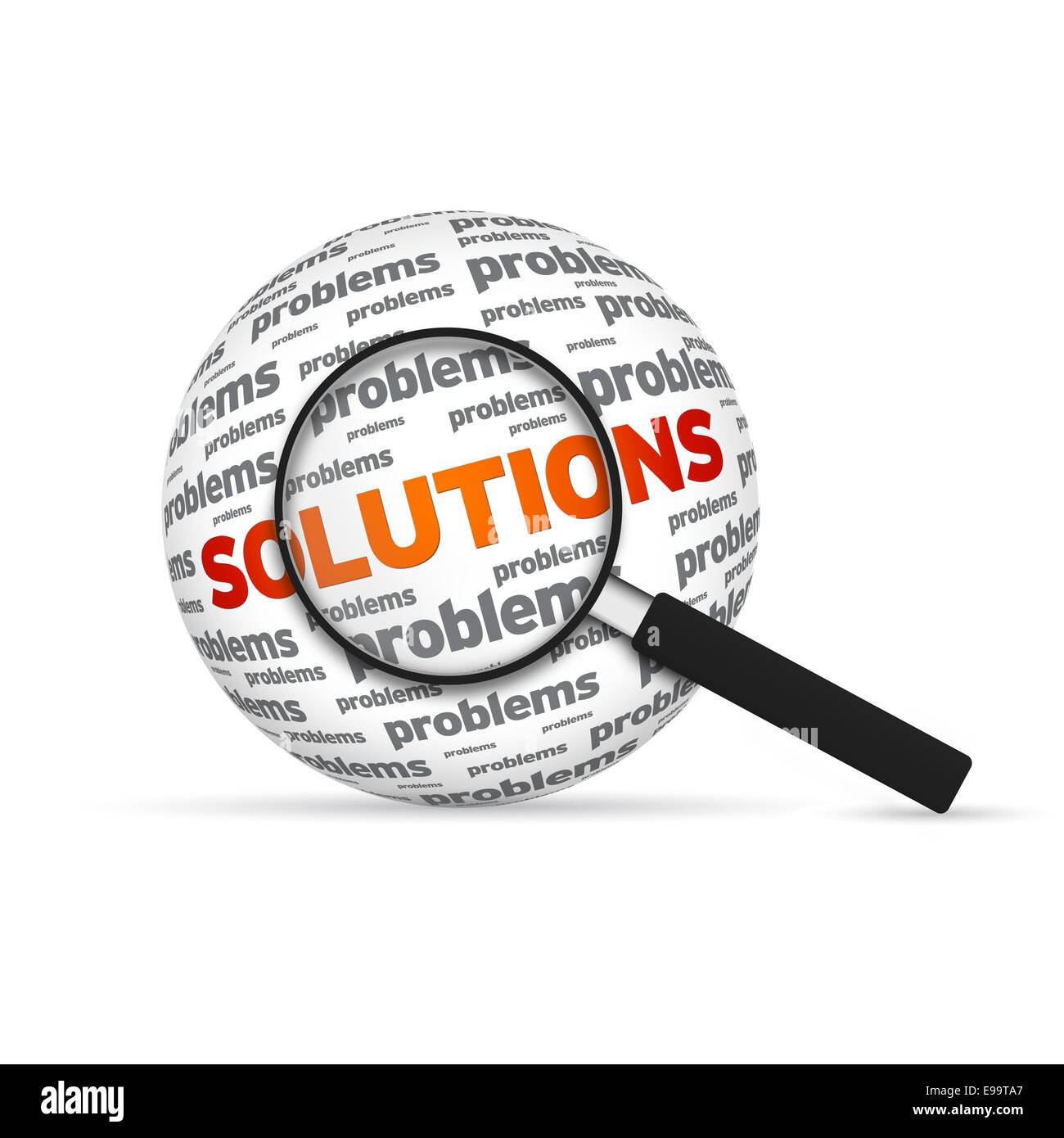 Problems and solutions Cut Out Stock Images & Pictures - Alamy