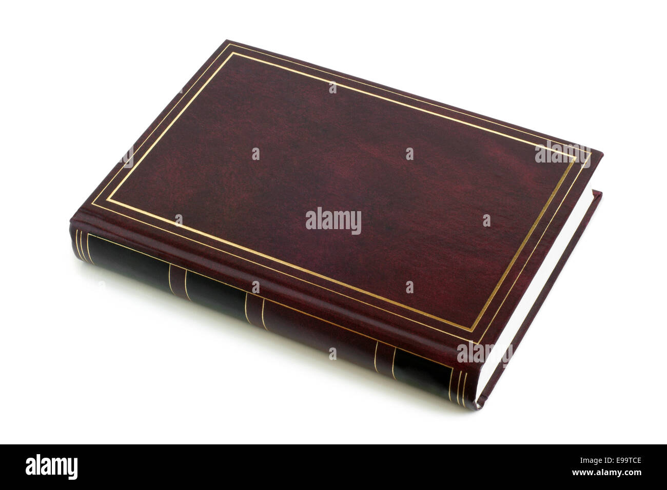 Blank brown book Stock Photo - Alamy