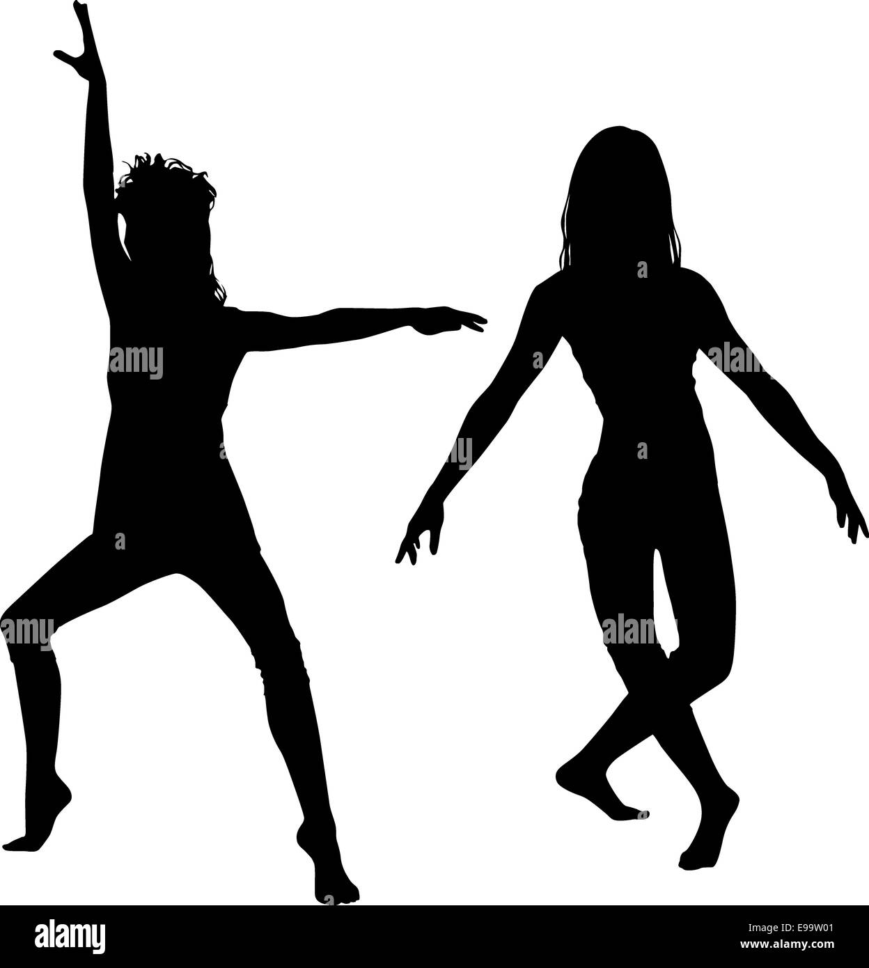 Dancer silhouette hi-res stock photography and images - Alamy