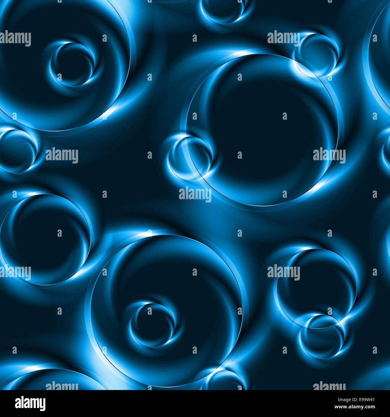 Dark seamless background with abstract blue rings Stock Photo - Alamy