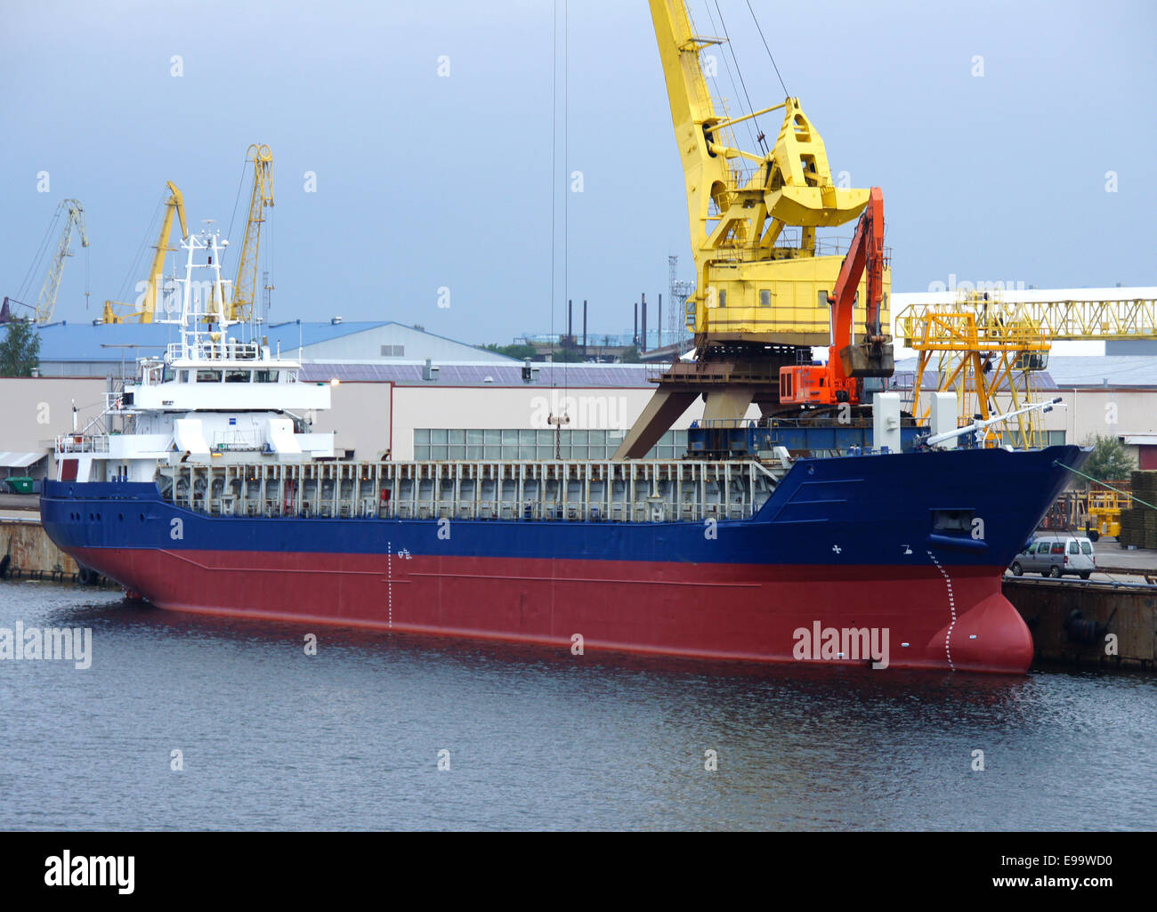 The cargo ship Stock Photo - Alamy