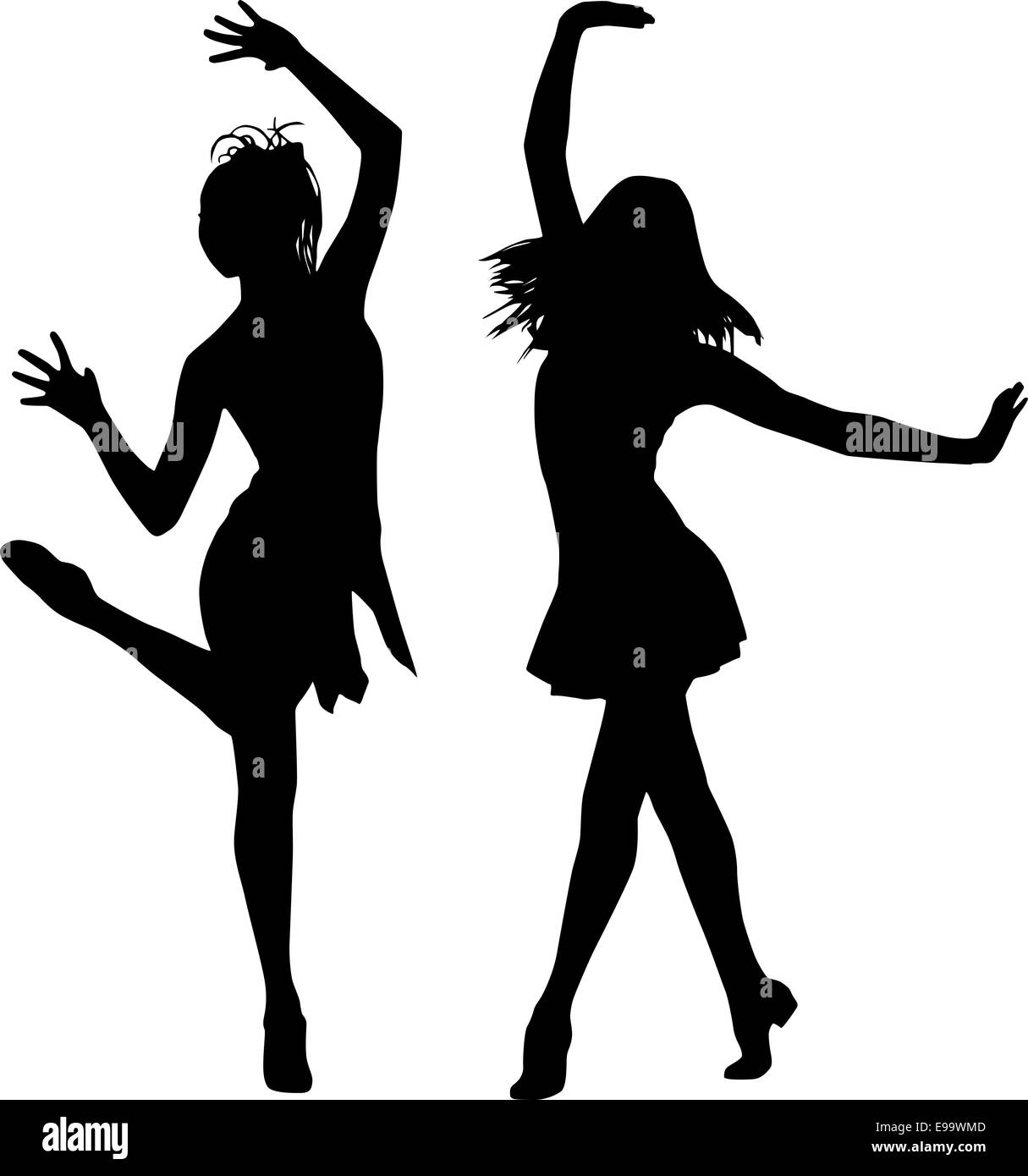 Girls Night Out Silhouette