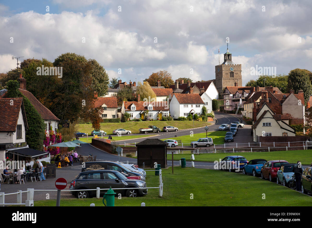 Finchingfield Village in Essex - UK Stock Photo - Alamy