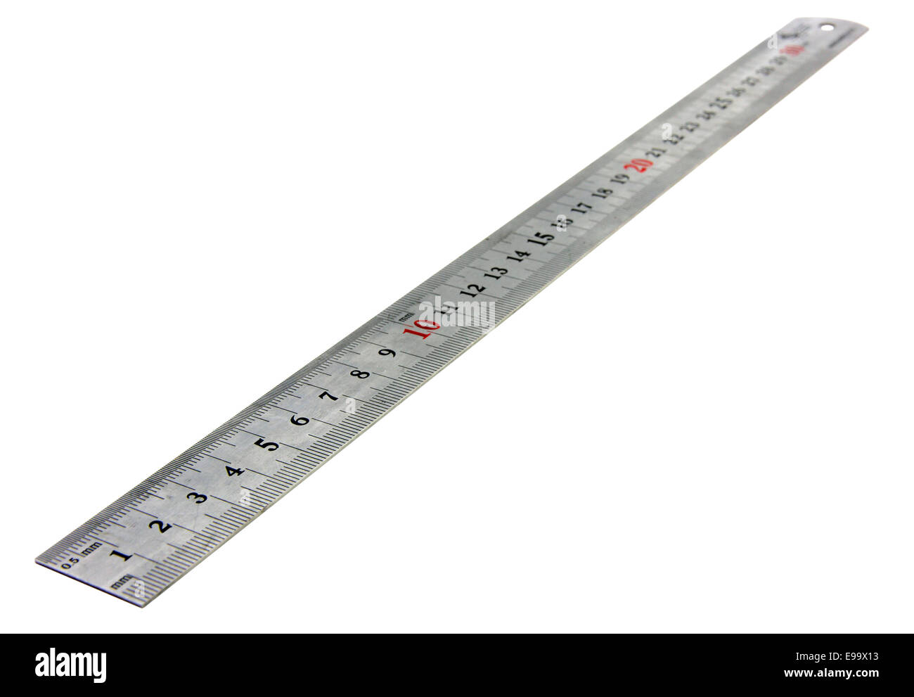 isolated with metal ruler Stock Photo - Alamy
