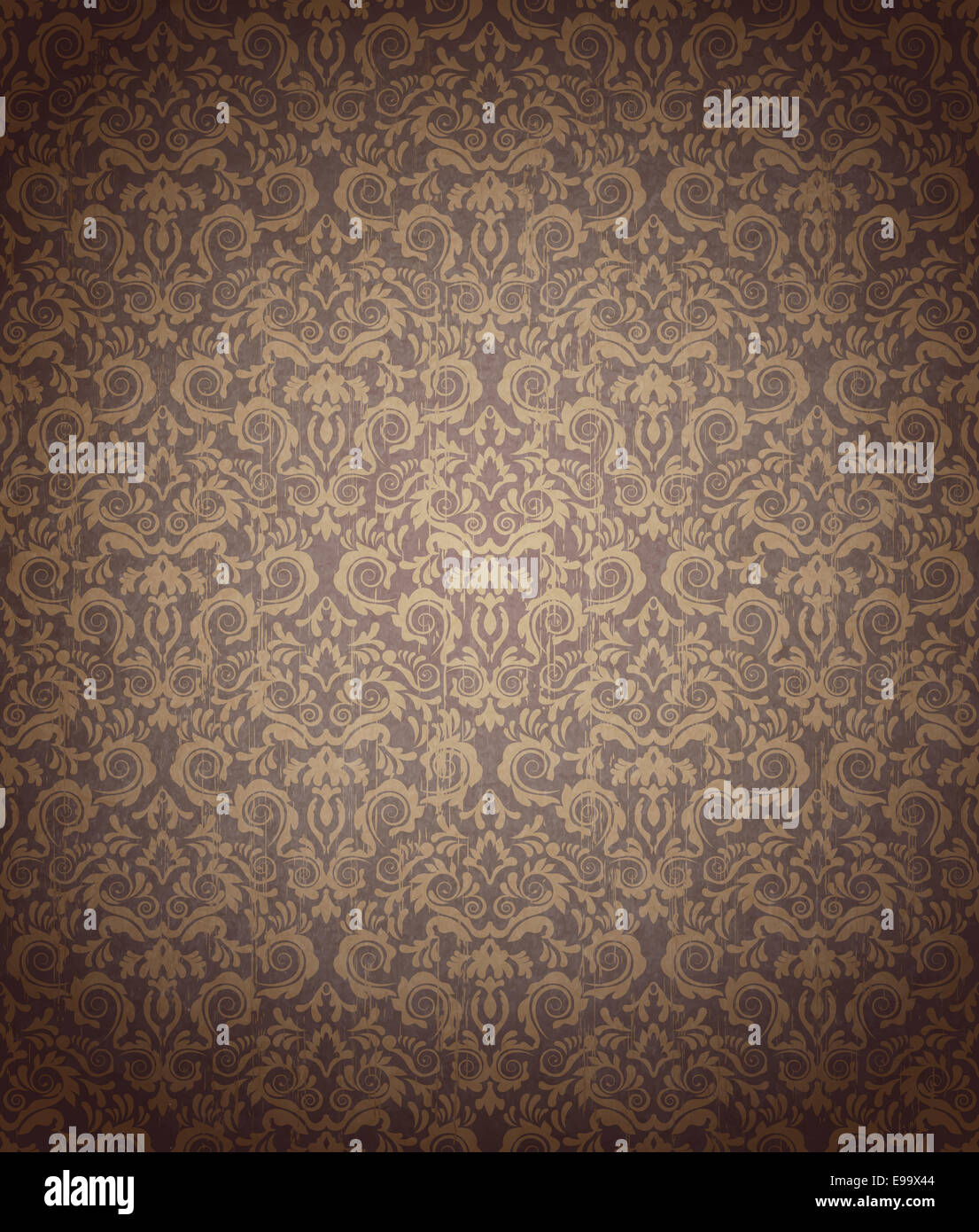 Vintage Seamless Ornate Design Pattern Stock Photo - Alamy