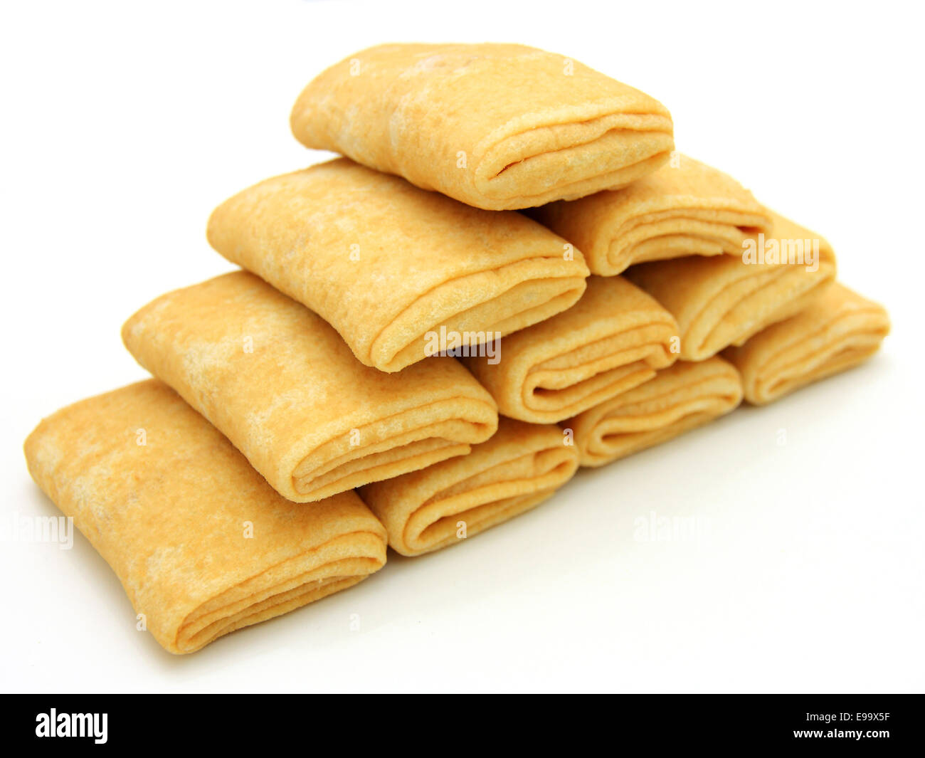 fried pancakes stuffed Stock Photo - Alamy