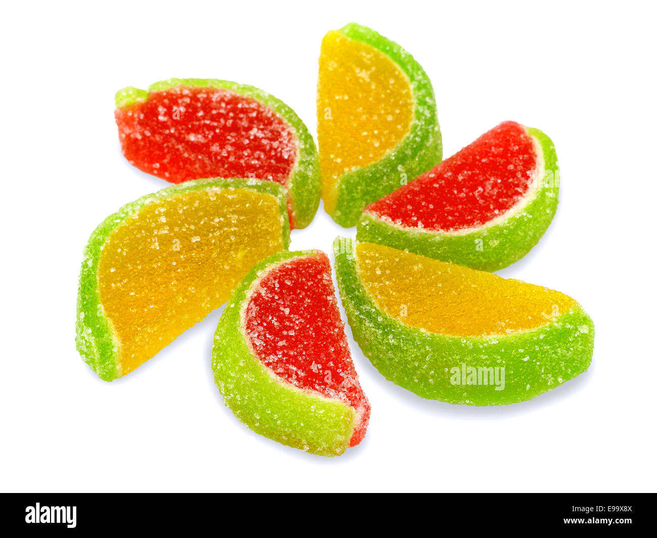 Colorful fruit sugary candies close-up Stock Photo - Alamy