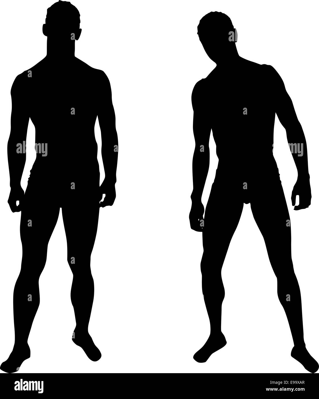 Silhouettes of men hi-res stock photography and images - Alamy